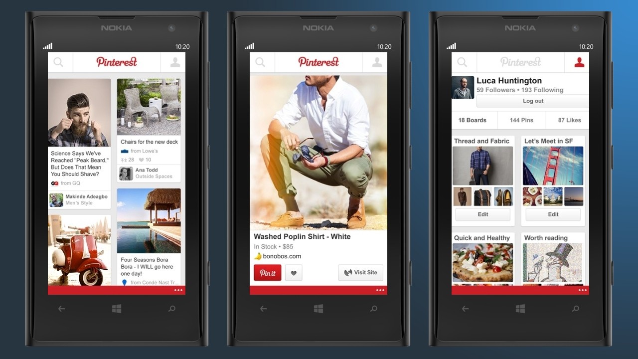 Aplicativo oficial do Pinterest sai da Windows Phone Store ...