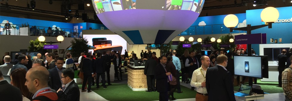 MWC 2015: Por dentro do estande da Microsoft (ex-Nokia) - TudoCelular.com