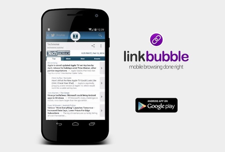 O Link Bubble para Android passou a ser gratuito - TudoCelular.com