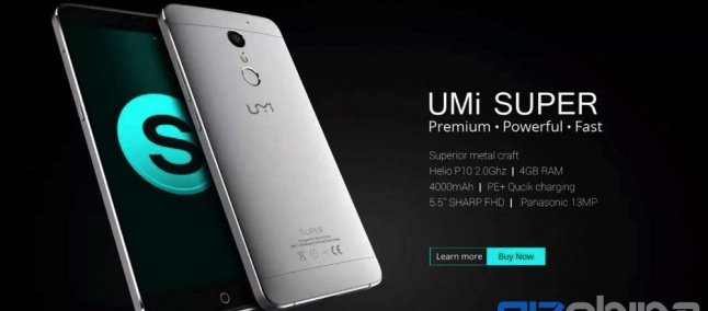 UMi Super trará um sensor da Panasonic na câmera principal e outras ...