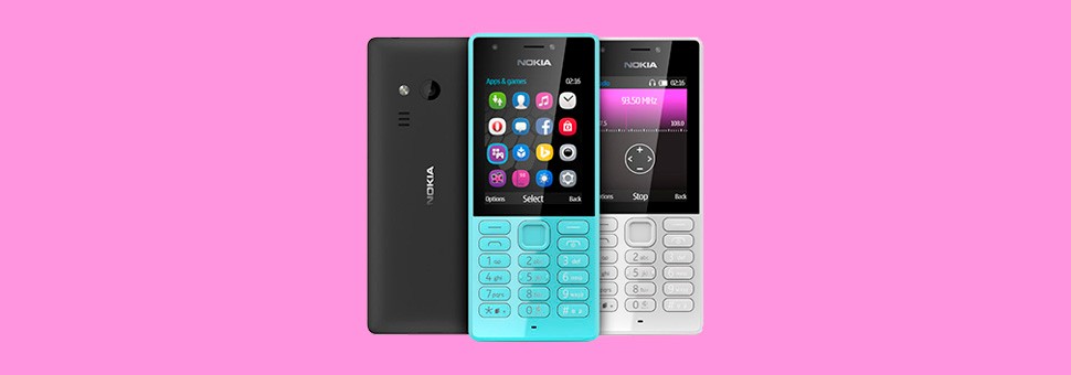 Nokia 216 é oficializado com flash frontal e três opções de cores ...