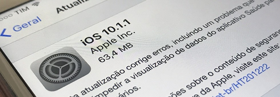 Pode baixar! Apple libera iOS 10.1.1 com correções para o app de Saúde ...
