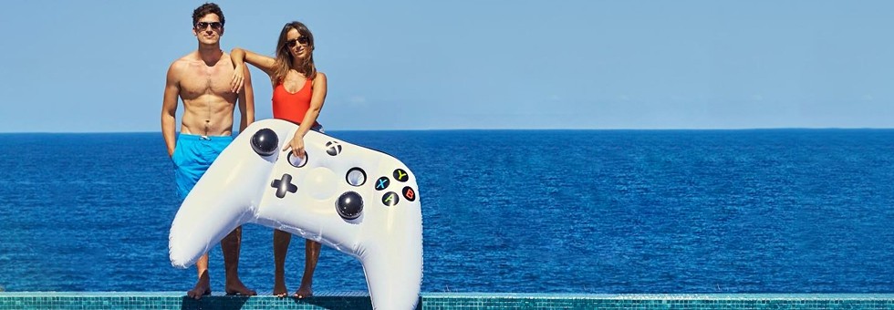 Eu quero! Microsoft presenteia seguidores com 'controle inflável' do ...