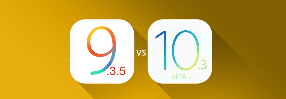 Comparativo de velocidade: iOS 9.3.5 vs iOS 10.3 Beta 2 com APFS ...