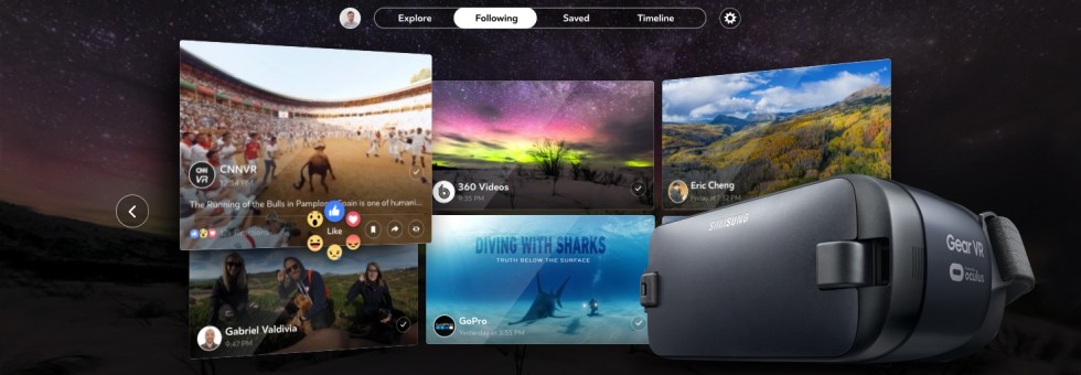 Facebook 360 é o novo app de vídeos da rede social para Samsung Gear VR ...