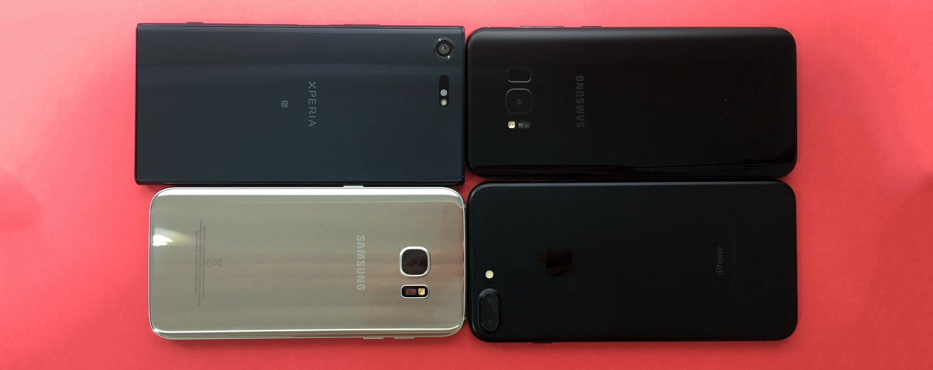 Resultados: iPhone 7 Plus, S7 Edge, S8+ e XZ Premium | Comparativo de ...