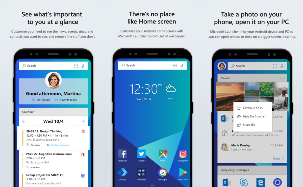 Sucesso! Microsoft Launcher bate os 10 milhões de downloads na Play ...