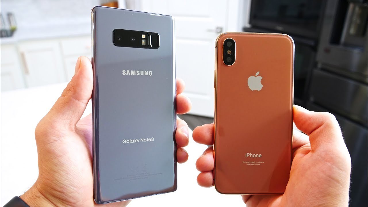 Mais um round: iPhone X e Galaxy Note 8 se enfrentam em novo ...
