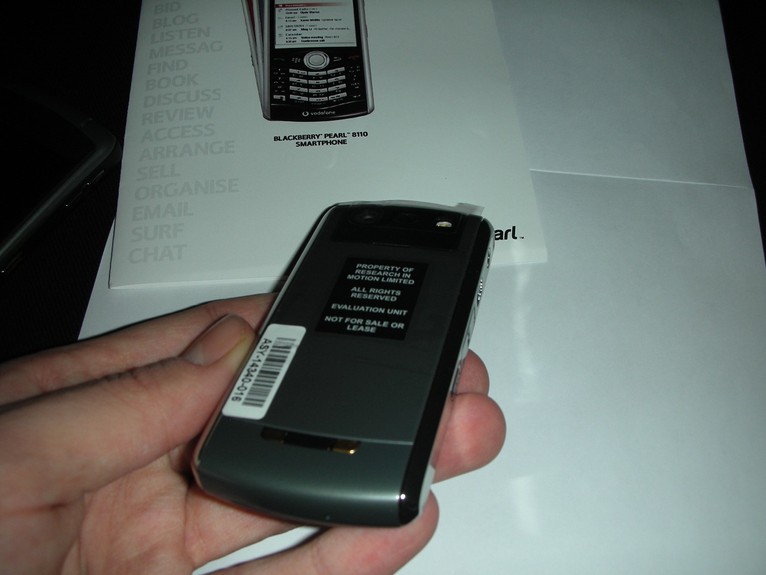 RIM BlackBerry Pearl 8110 Foto - TudoCelular.com