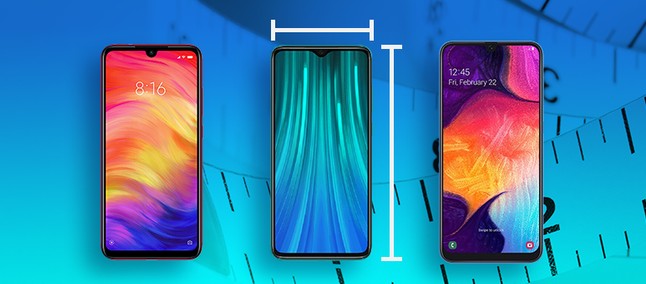 Comparativo em tamanho real: Redmi Note 8 contra rivais - TudoCelular.com