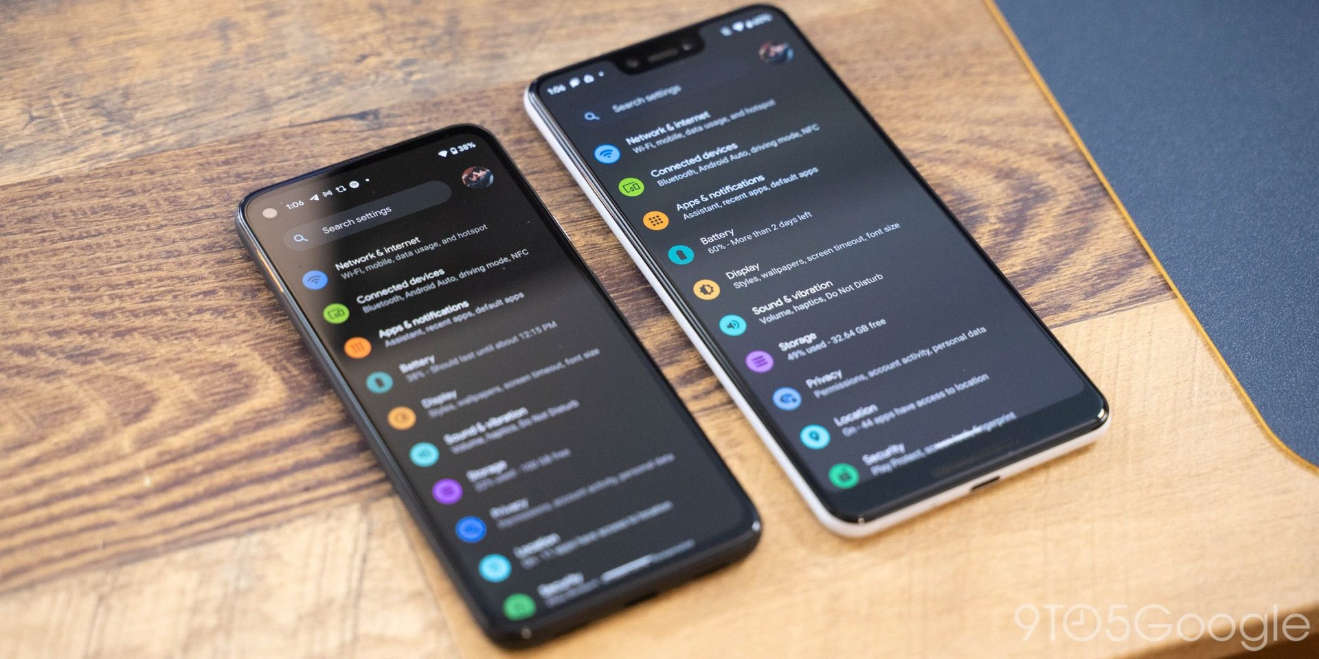 Prévia DP2 do Android 12 no Pixel mostra Tema Escuro ainda mais ...