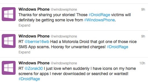 Campanha #droidrage da Microsoft acaba virando contra a própria empresa ...