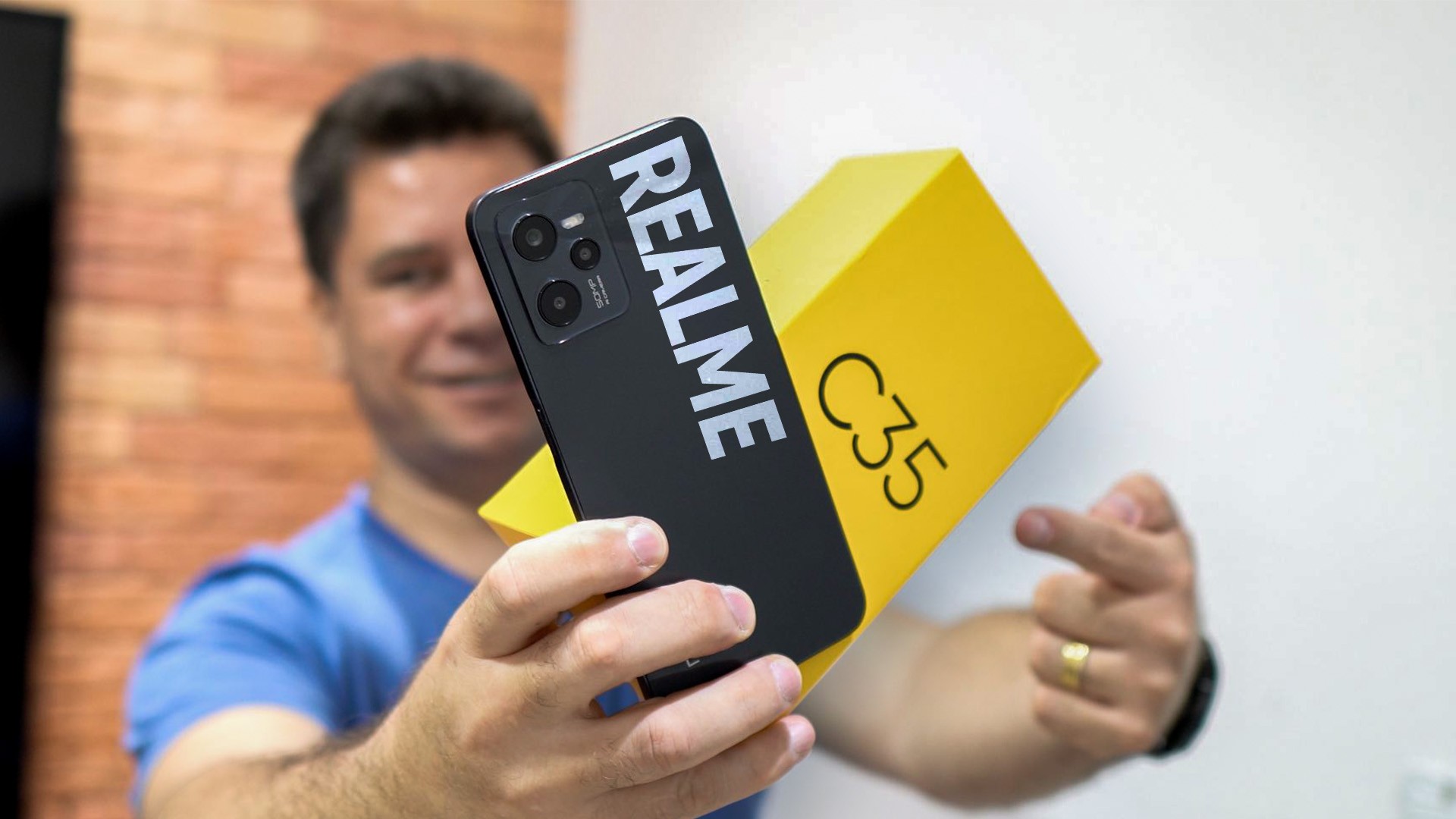realme C35: novo celular básico está chegando no Brasil | Vídeo hands ...