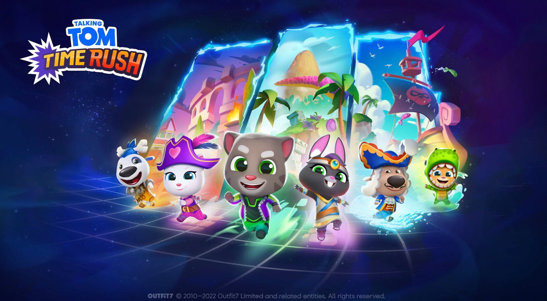 Jogo Talking Tom Time Rush é lançado com todos personagens ...