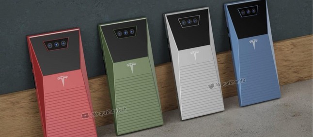 Conceito mostra celular robusto da Tesla com design inspirado no ...
