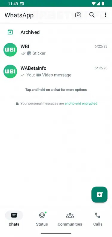 Disfruta De Material Design Whatsapp