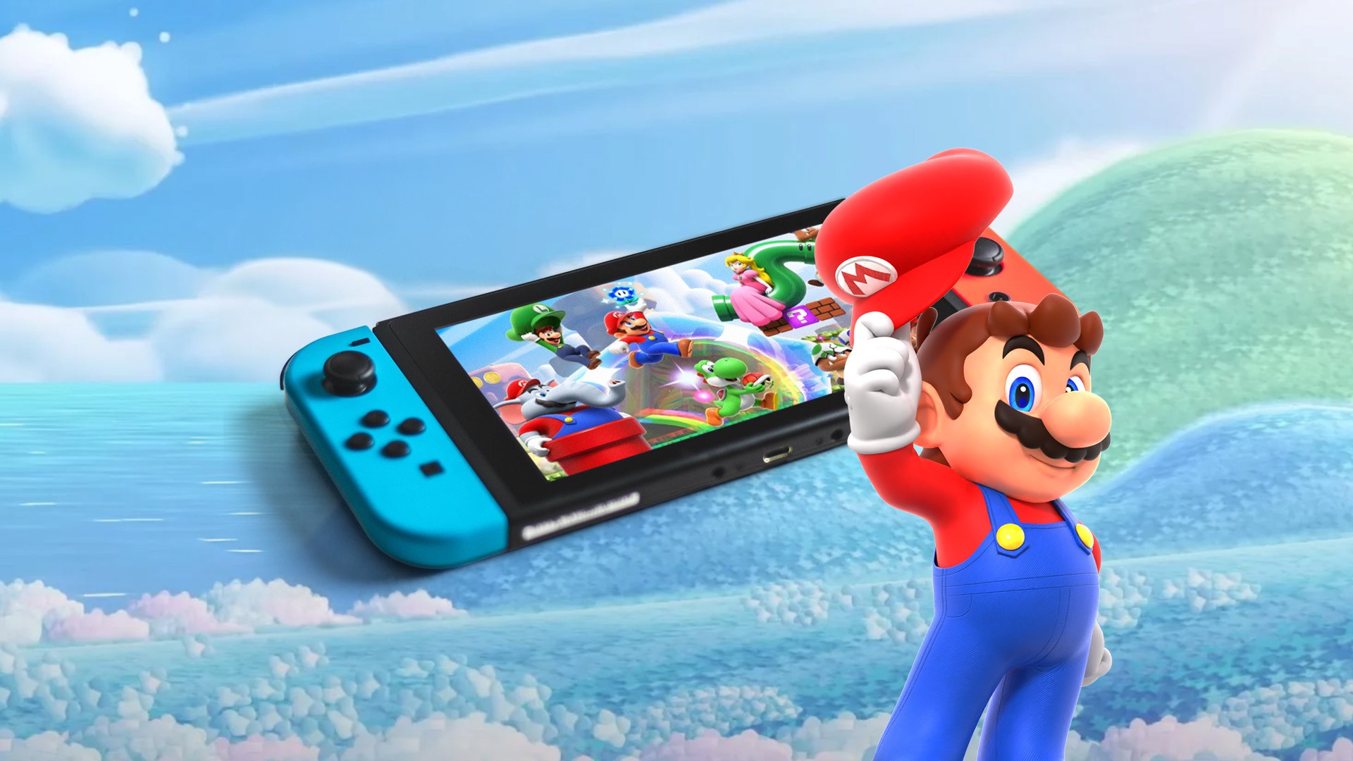 Novo Fundo De Nivel De Super Mario Bros Super Mario Stock