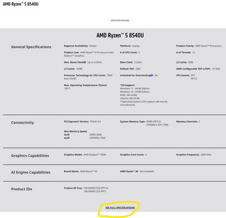 AMD changes policy and displays data about 4c cores on main ...