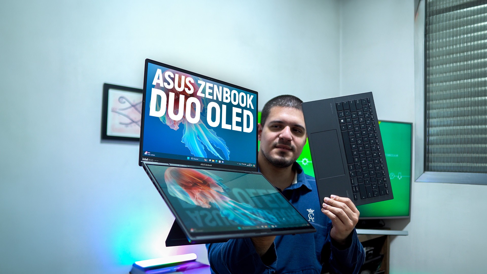 ASUS Zenbook Duo OLED: notebook premium com duas telas para uso ...