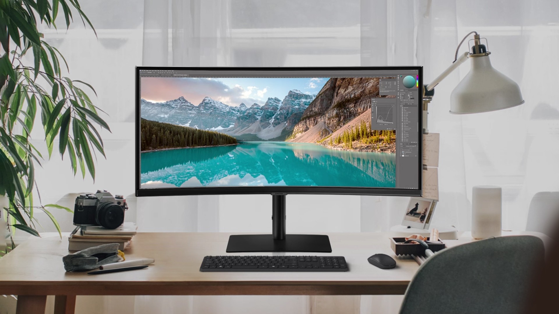 Samsung lança monitor ViewFinity S6 no Brasil com tela curva, câmera ...