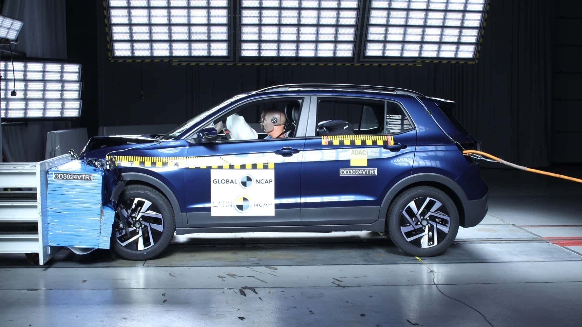 5 estrelas: nova Volkswagen T-Cross 2025 lidera teste de segurança ...