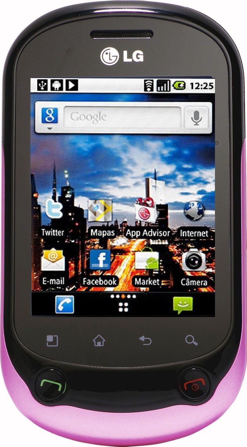 LG Optimus Chat C550 - Ficha Técnica - TudoCelular.com